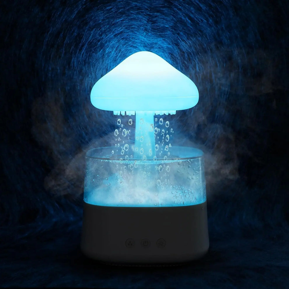 Rain Cloud Humidifier with Aromatherapy - Rain Cloud Diffuser - Olliri